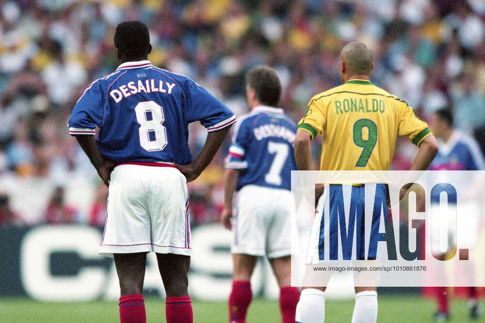 MARCEL DESAILLY, Francia, RONALDO, Brasile, maglia, numero, number ...