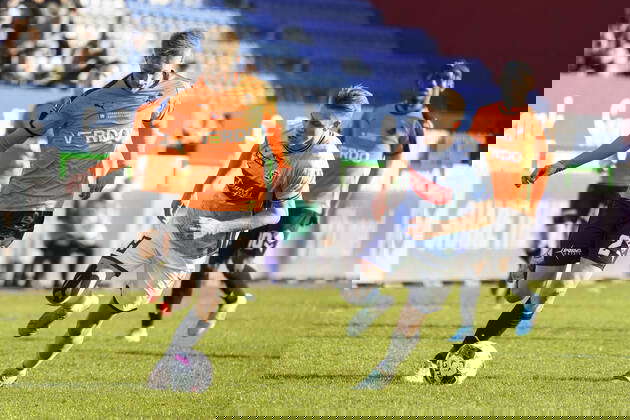 Soenderjyske v Randers FC, Danish 3F Superliga football, Haderslev ...