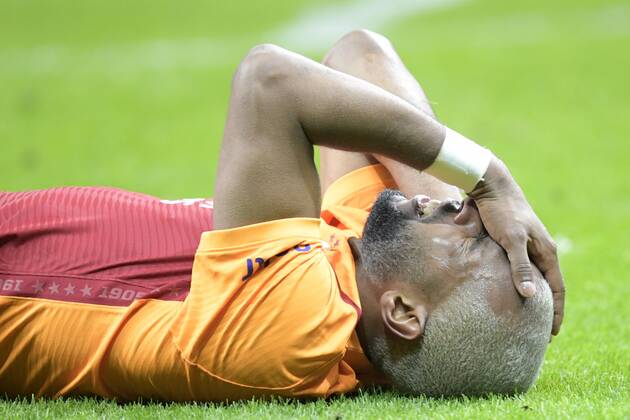 ISTANBUL Ryan Babel of Galatasaray SK during the UEFA Europa League ...