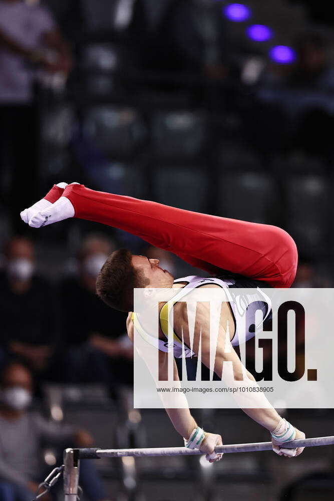Carlo Hörr, GER, during seniors apparatus finals at 2022 International ...