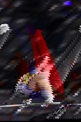 Carlo Hörr, GER, during seniors apparatus finals at 2022 International ...