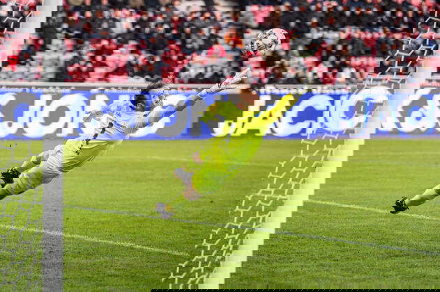 FC Midtjylland v Silkeborg IF, Danish Superliga, football, Herning ...