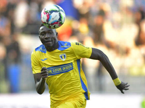 Sory Ibrahim Diarra in the football match between Petrolul Ploiesti and ...