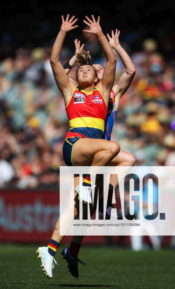 AFLW GRAND FINAL CROWS DEMONS, Hannah Munyard of the Adelaide Crows and ...