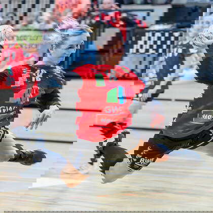 Lea Gruber SV Union Halle Neustadt, 19 action, action, 4 9 2022, Halle ...