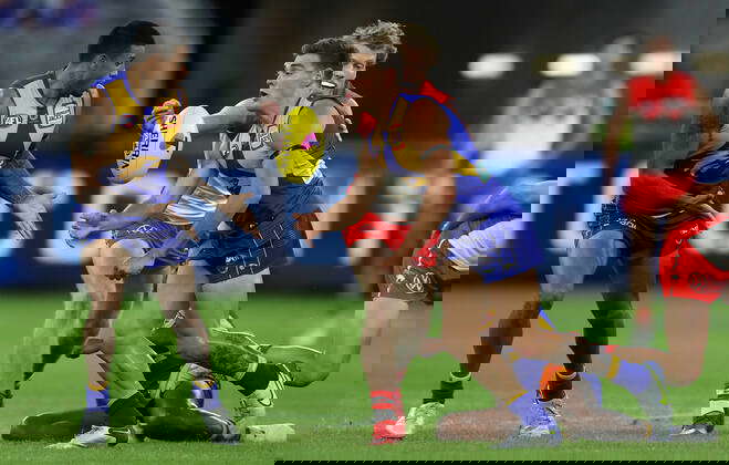 AFL EAGLES SUNS, Zac Langdon of the Eagles is congratulated by ...