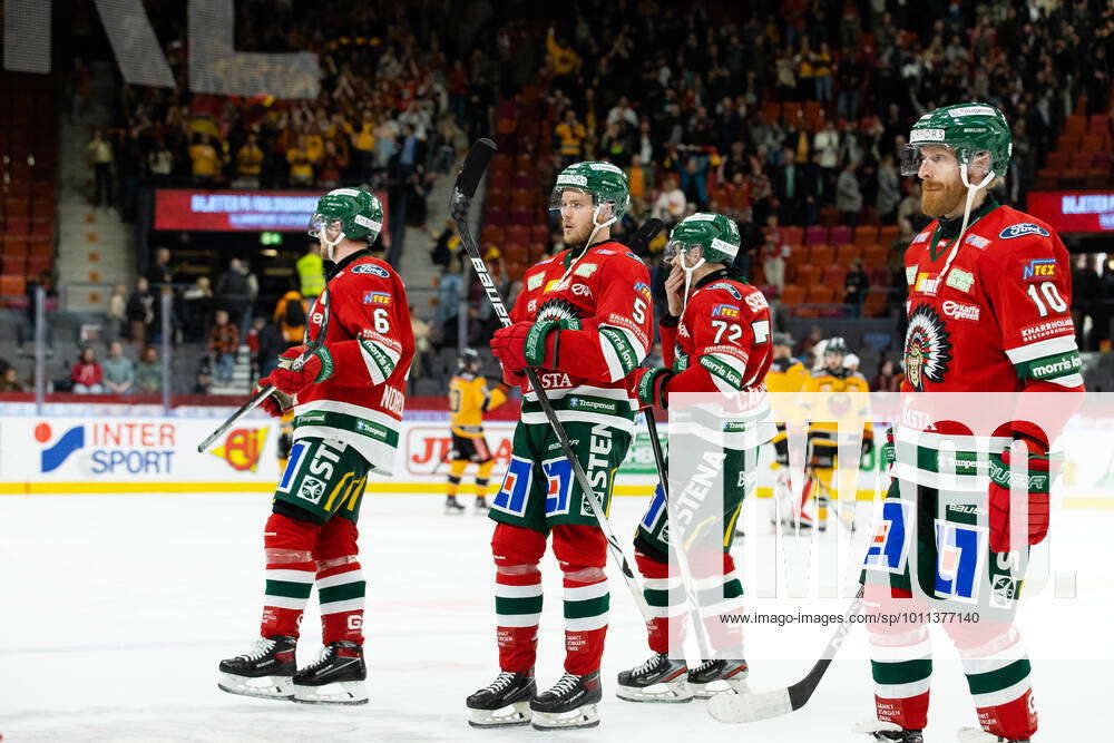 220417 Frölundas Filip Johansson and Jens Olsson are depressed after ...