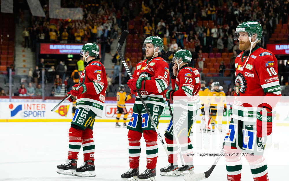 220417 Frölundas Filip Johansson och Jens Olsson deppar efter semifinal ...