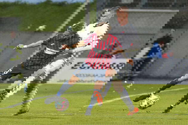 Wuppertal, Germany, 20 04 2022 Daniel Grebe Wuppertaler SV and Tim ...