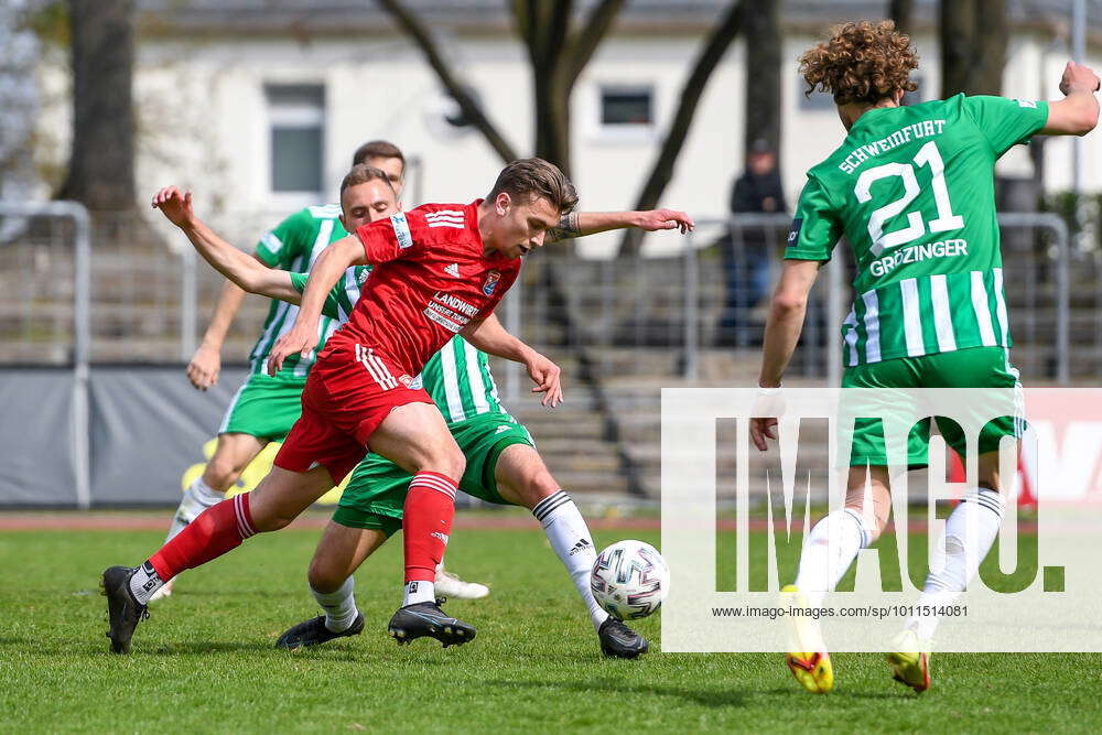 v.li.: Jannik Schuster (Schweinfurt, 18) Daniel Hausmann (Unterhaching ...