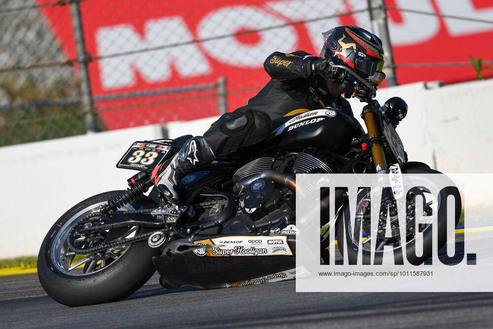 BRASELTON, GA - APRIL 23: Roland Sands Design rider, Rennie Scaysbrook ...