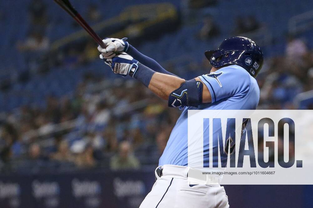 April 26, 2022, St. Petersburg, Florida, USA: Tampa Bay Rays catcher ...