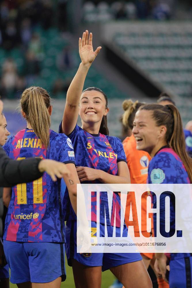 Wolfsburg, Germany, April 30th 2022: Ingrid Engen ( 23 Barcelona ...