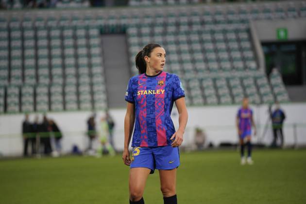 Wolfsburg, Germany, April 30th 2022: Ingrid Engen ( 23 Barcelona ...