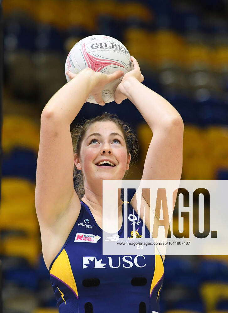 SUPER NETBALL LIGHTNING GIANTS, Annika Lee Jones of the Lightning is ...