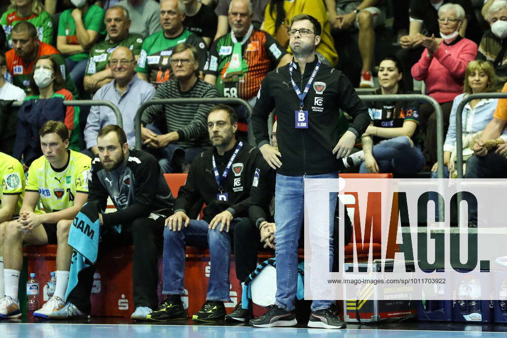 Coach Jaron Siewert Füchse Berlin Handball Bundesliga Season 2021 2022 ...