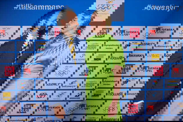 220505 Johan de Jong Skierus and Sarah Sjöström, swimming during the ...