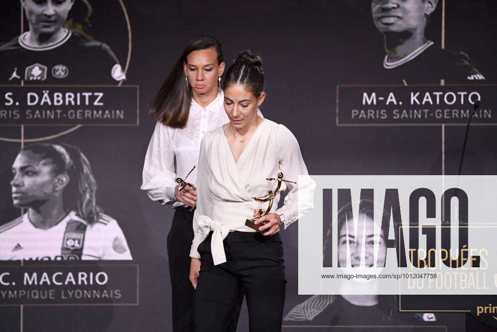 Clara MATEO - Christiane ENDLER during the Trophies UNFP ceremony at ...