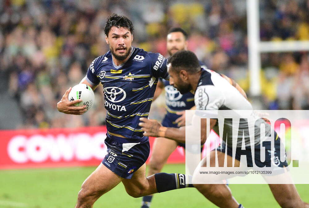 NRL COWBOYS STORM, Jordan McLean of the Cowboys during the NRL Round 11 ...