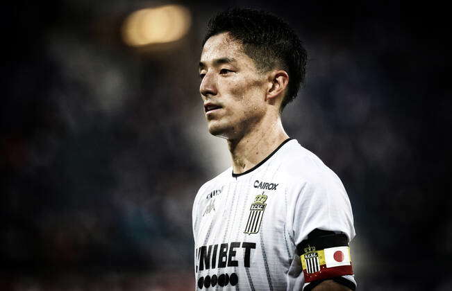 Charleroi s Ryota Morioka pictured during a soccer match between Royal Excel Mouscron and Sporting