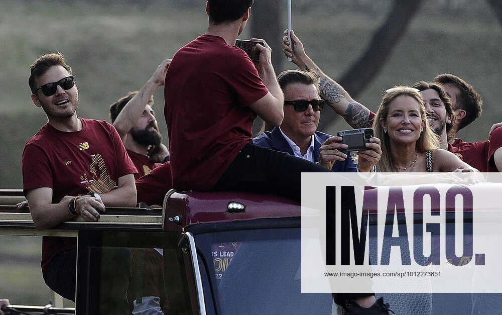 May 26, 2022, ROME, ITALY: Ryan Friedkin (L), president of AS Roma Dan ...