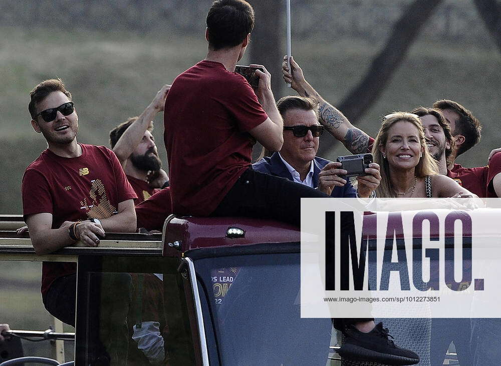 ROME, ITALY: Ryan Friedkin, president of AS Roma Dan Friedkin and Debra ...