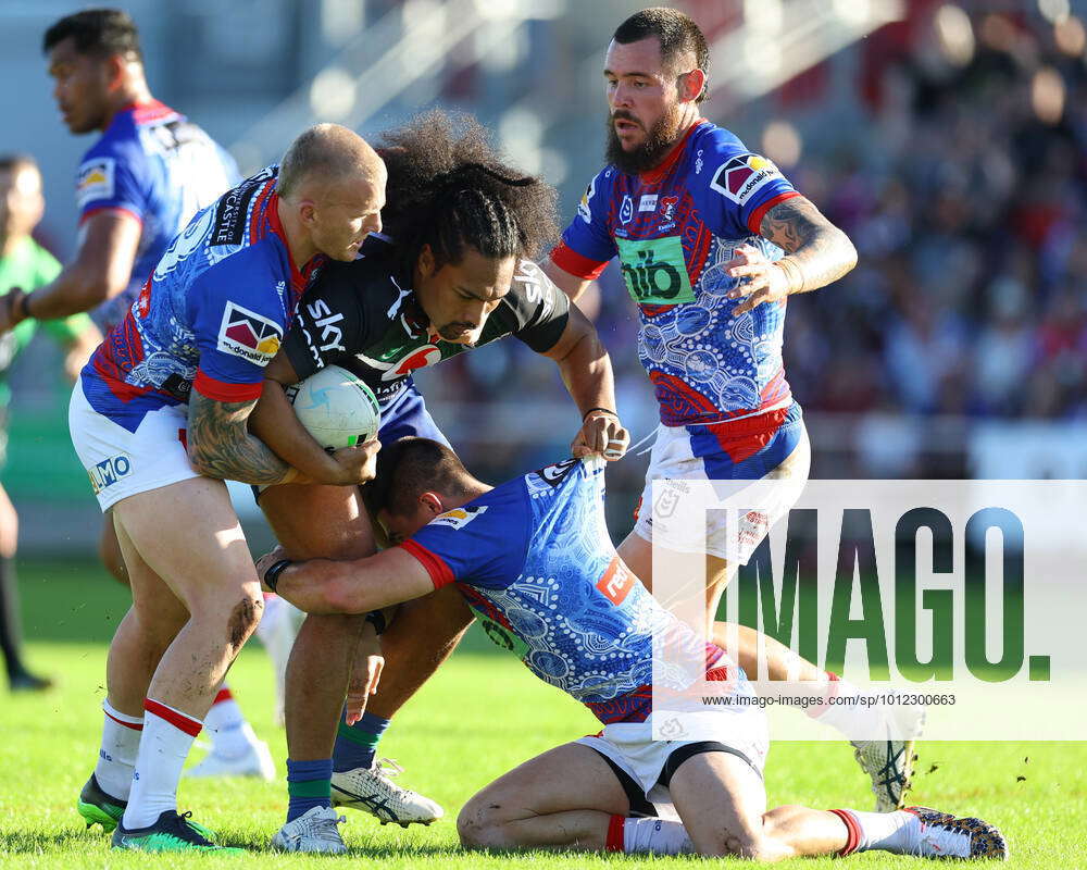 NRL WARRIORS KNIGHTS, Bunty Afoa of the New Zealand Warriors is seen ...