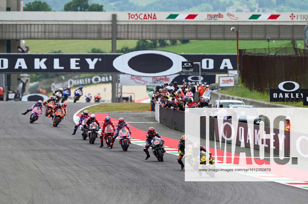 the starting grid of MotoGP race during Gran Premio dÃ¢& x80;& x99 ...