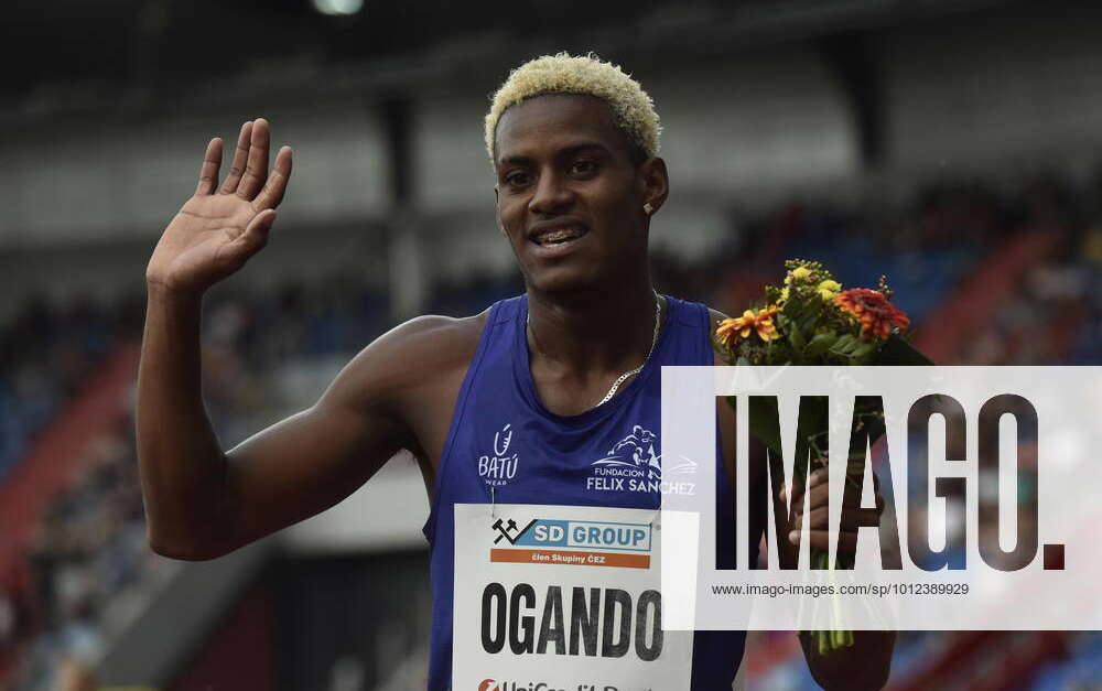 Sprinter from the Dominican Republic Alexander Ogando won 400m run ...