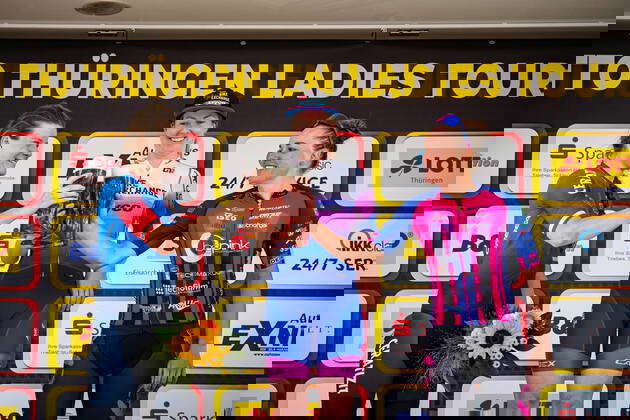 LACH Marta, MANLY Alexandra, ZANARDI Silvia LOTTO Thüringen Ladies Tour 2022 6 Stage LACH Marta POL