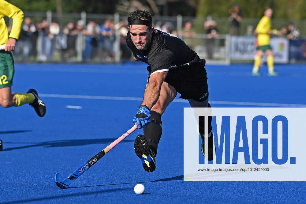 HOCKEY NEW ZEALAND AUSTRALIA, Dane Lett of the Black Sticks during the ...