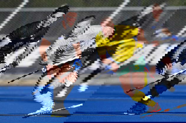 HOCKEY NEW ZEALAND AUSTRALIA, Dane Lett of the Black Sticks and Tom ...