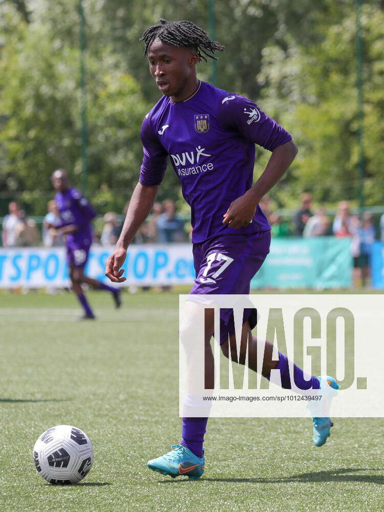 U15 RSCA VS REAL MADRID Gassimou Sylla (17) of Anderlecht picture ...
