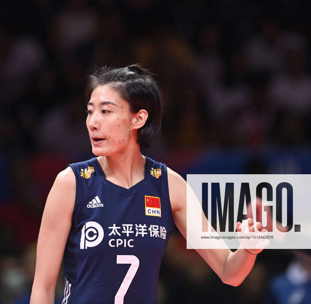 Volleyball, FIVB Nations League, China - Italien Yuanyuan Wang 7 of China during the FIVB