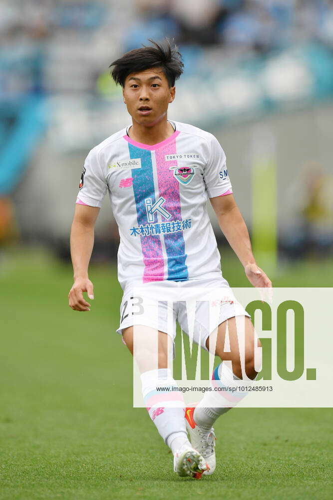 Sagan Tosu s Taichi Kikuchi during the 2022 J1 League match between FC Tokyo 0-1 Sagan Tosu at