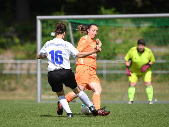 Football, women, season 2021 2022, Polytan Cup 7s women final , SV Blau ...