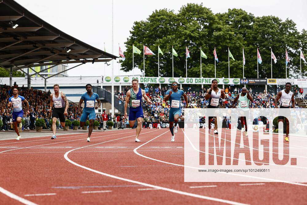 HENGELO Emile Erasmus, Kyree King, Yohan Blake and Churandy Martina in ...
