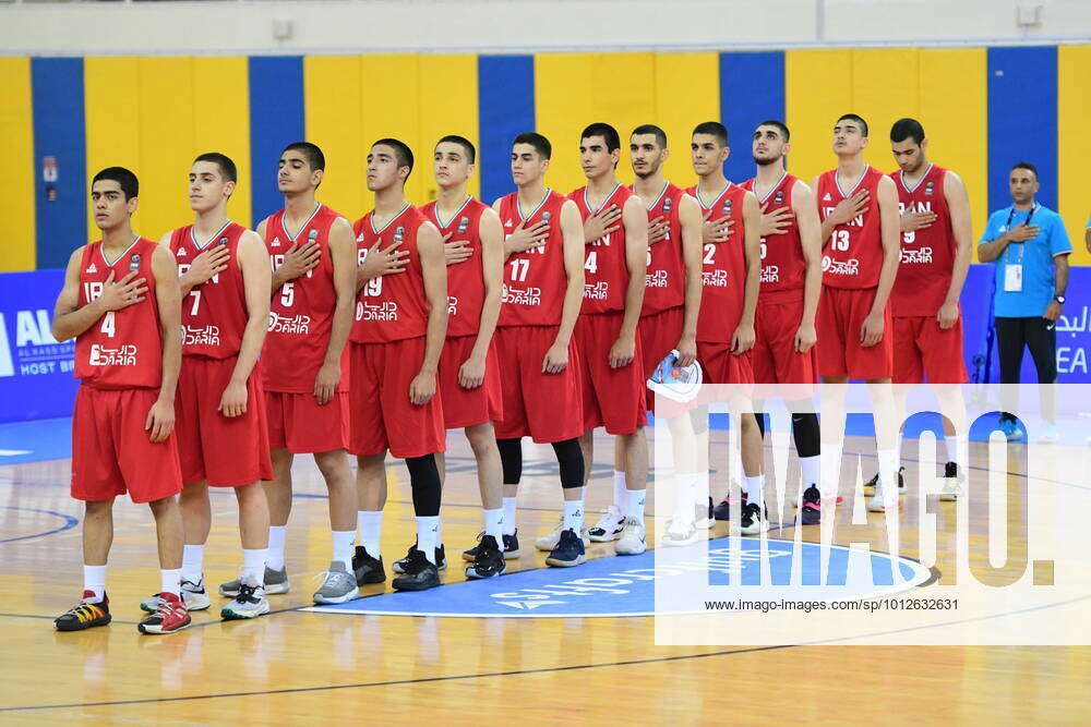 June 14, 2022, Doha, Ar Rayyan, Qatar: Iran Basketball team during the 2022 FIBA U16 Asian