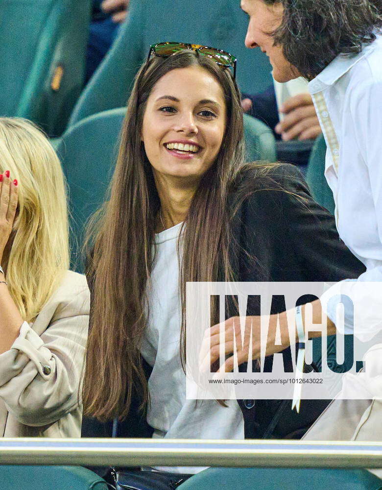 Mathea Fischer, girlfriend of Leon Goretzka in the UEFA Nations League ...