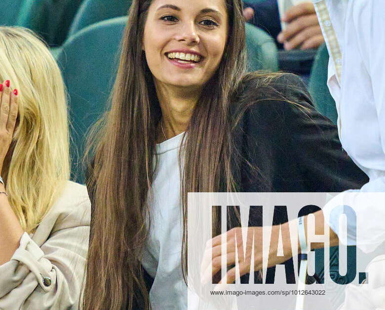 Mathea Fischer, girlfriend of Leon Goretzka in the UEFA Nations League ...