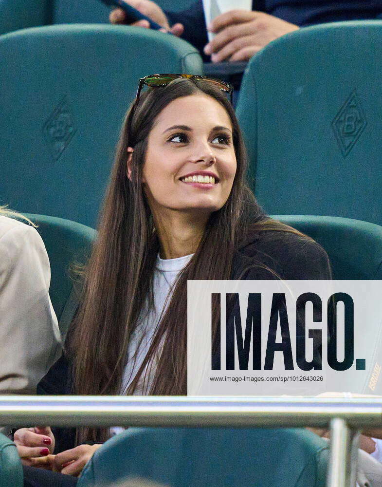 Mathea Fischer, girlfriend of Leon Goretzka in the UEFA Nations League ...