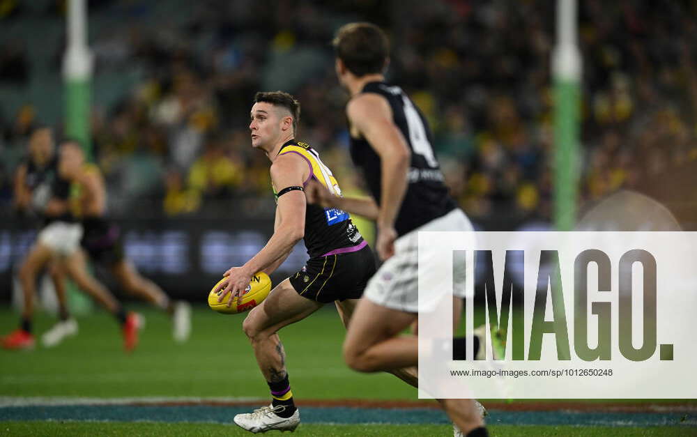 AFL TIGERS BLUES, Mate Colina of Richmond during the AFL Round 14 match ...