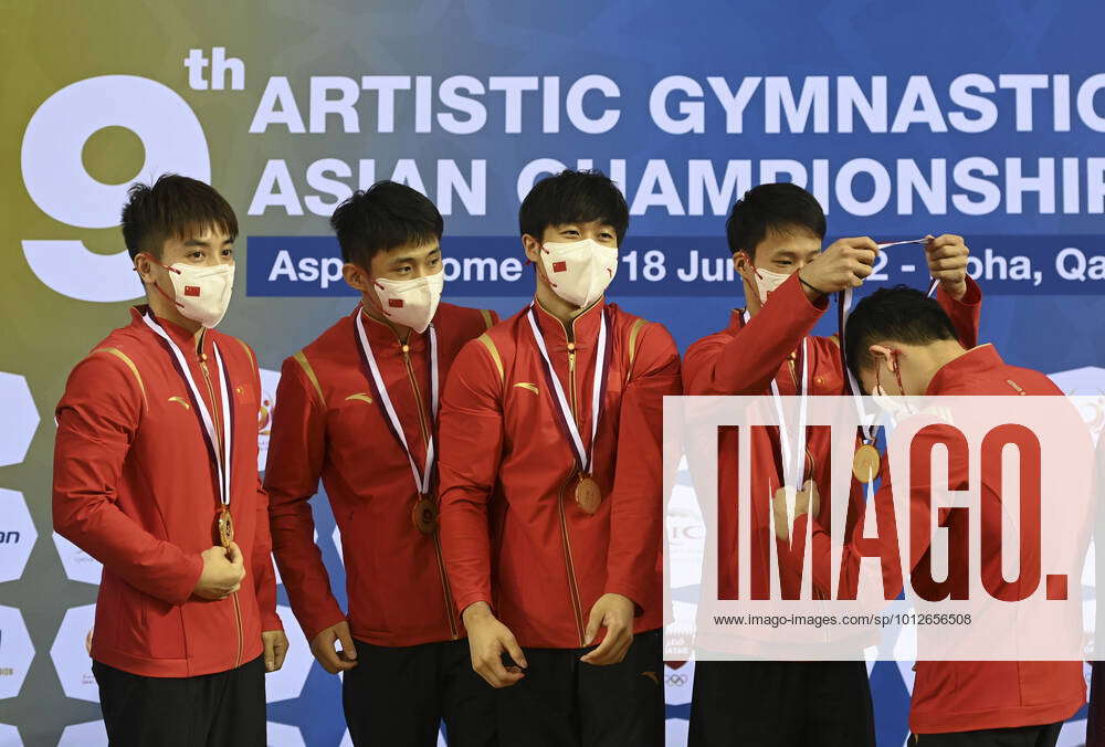 (220617) -- DOHA, June 17, 2022 -- Lin Chaopan, Shi Cong, Yang Jiaxing ...