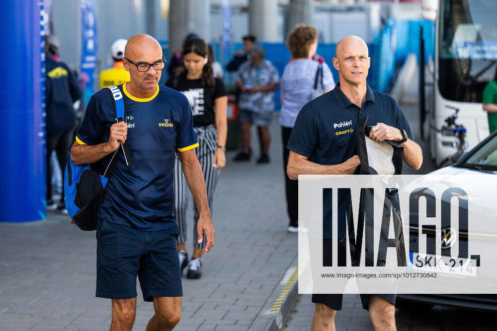 Carl Jenner and Johan Wallberg, coaches of Sweden, during day 5 of the ...