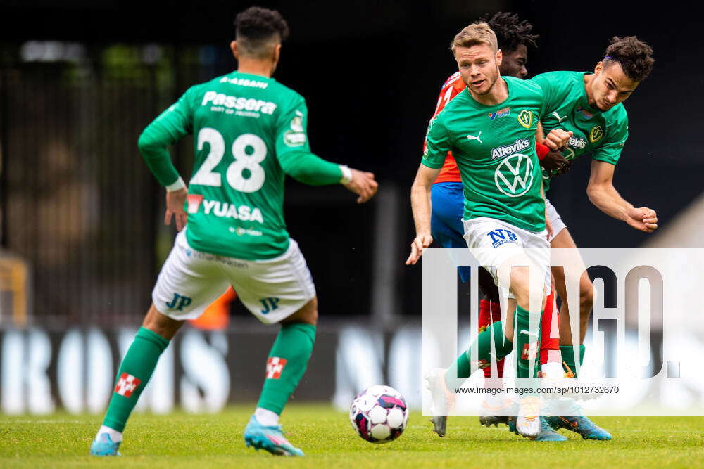 Jönköpings Daniel Ljung and Assad Al Hamlawi during the training match ...