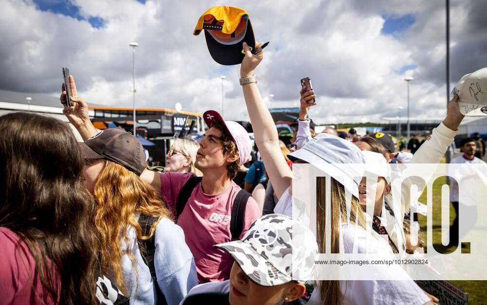 SILVERSTONE Fans prior to the 1st practice session leading up to the F1 ...