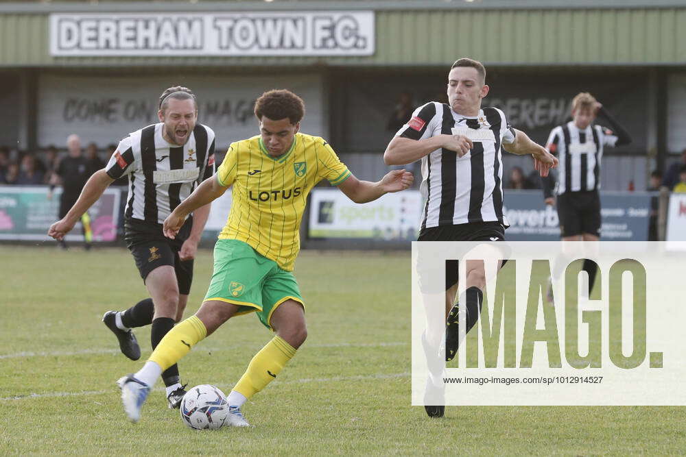 Dereham Town v Norwich City Pre-season friendly Tom Dickson-Peters of ...