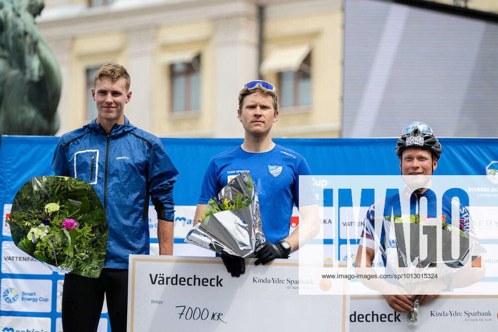 220701 Anton Grahn, Erik Silfver and Alfred Buskqvist rejoice on the ...