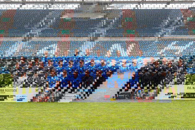 FC Hansa Rostock 1 BL 2 BL 3 Liga, portrait date 2022 2023, team photo ...