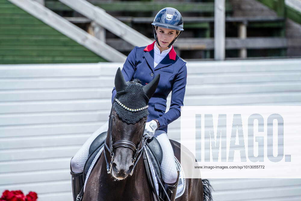 Elenore Simberg competes at Hamilton M in dressage in Krafft the Tour ...